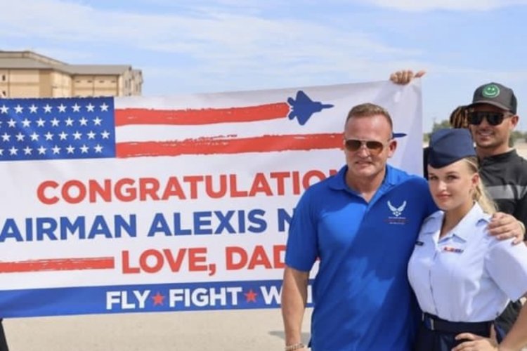 Alexis Newlin, Daughter of Attorney Dan Newlin, Graduates USAF Basic ...